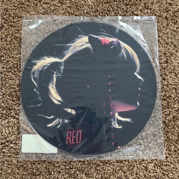 Taylor Swift | Accessories | New Taylor Swift Red Vinyl Slip Mat | Poshmark